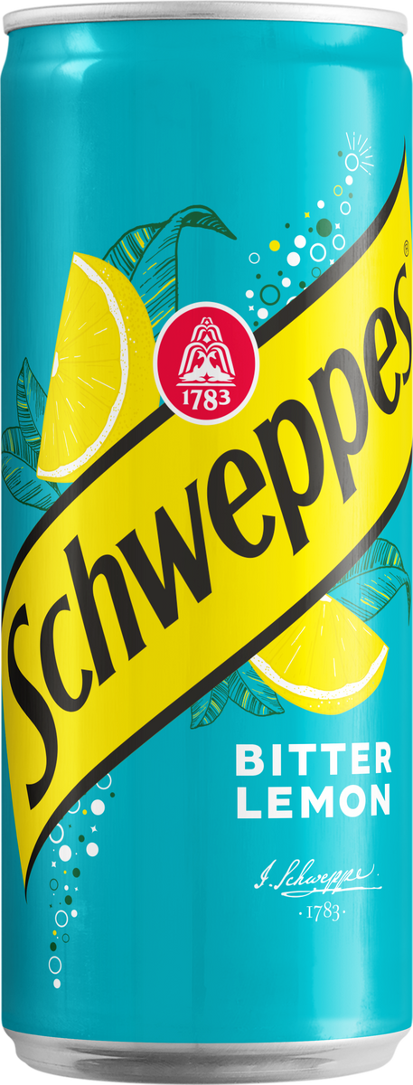 Bautura racoritoare carbogazoasa Schweppes Bitter Lemon, Doza, 24 x 0 ...