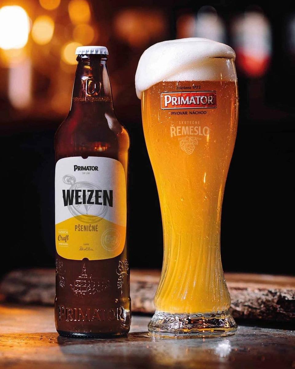 Bere Primator nefiltrata Weissbier (Top Fermented), 4.8%, Sticla 0.5L ...